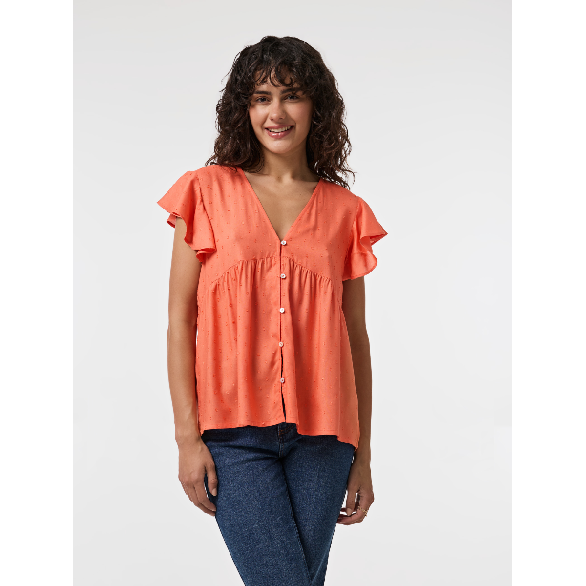 Blusa com folhos - CD001100_80 - Code